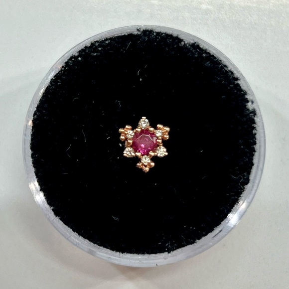 BVLA | Jewelry | Bvla Bayle Rose Gold And Pink Tourmaline End | Poshmark